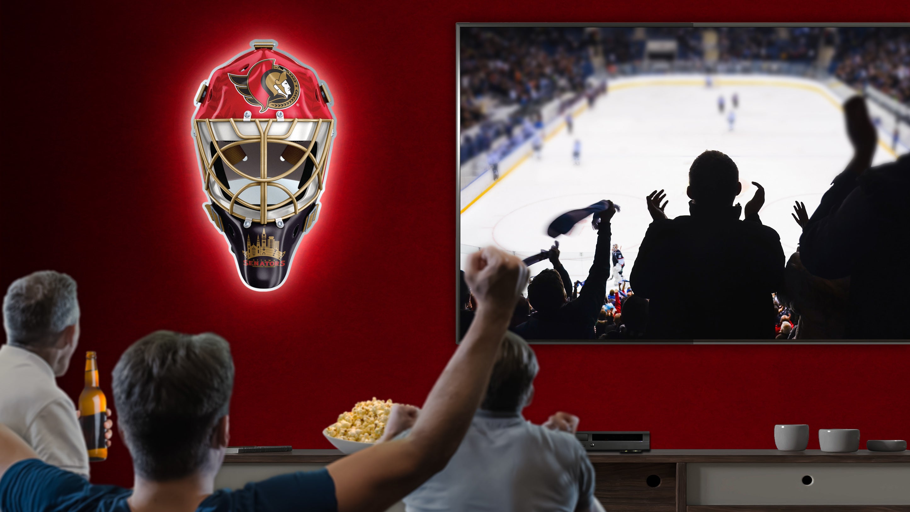 Ottawa Senators® Goalie Mask Wall Art – Ultimate Hockey Fans